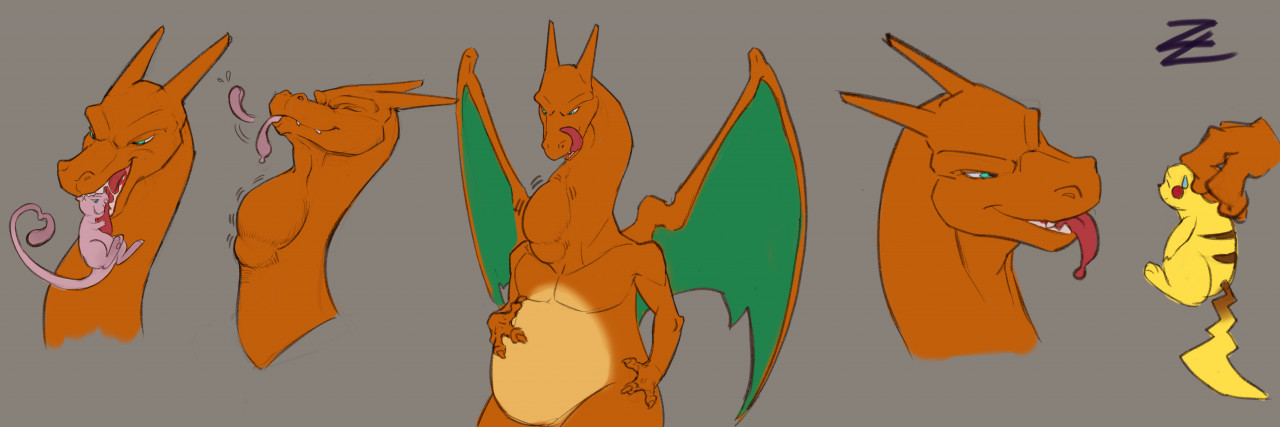 Pool - Zeanlain Charizard Vore - e621
