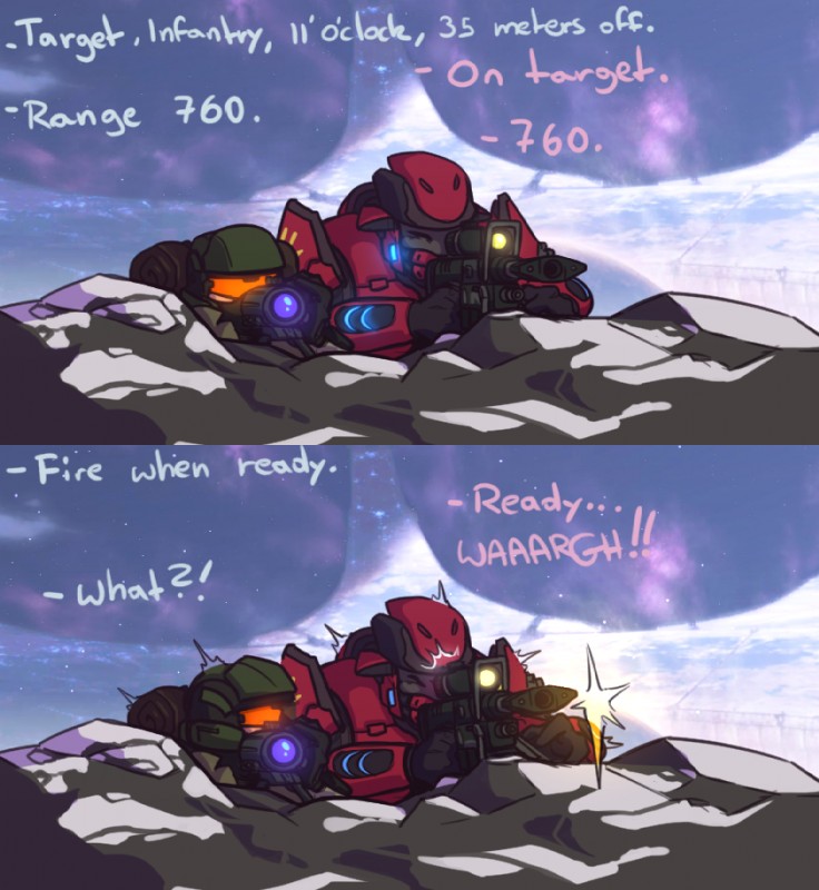 Burke and Zera 'jin by Rube : r/ImaginaryHalo